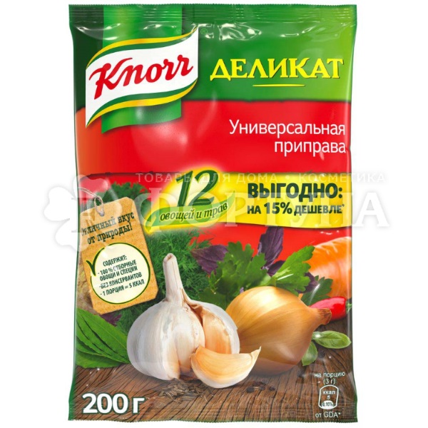 Приправа KNORR 200 г Универсальная Деликат купить в интернет-магазине ...